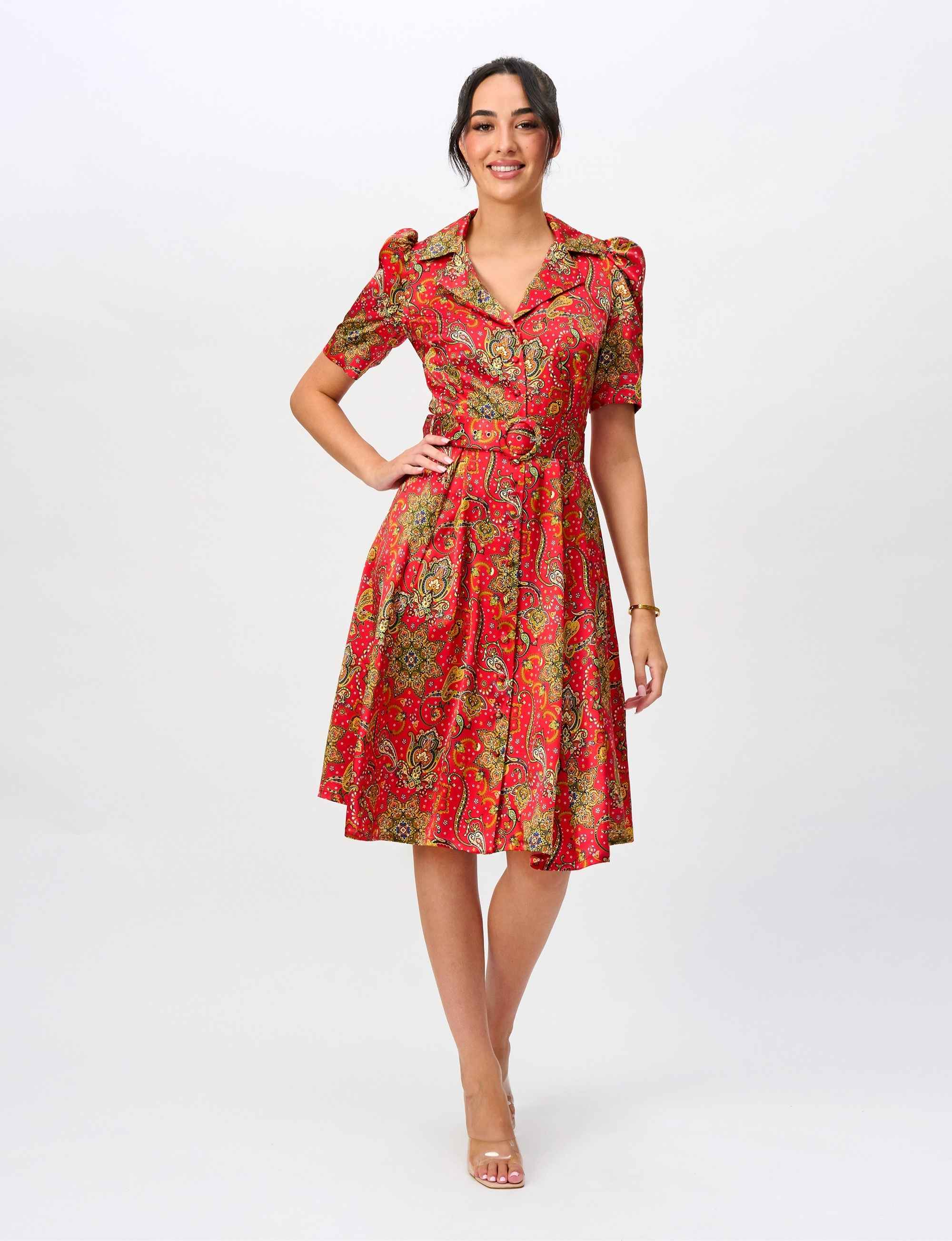 Festiva 'Festival' Limited Edition 100% Silk Shirtdress FINAL SALE ...