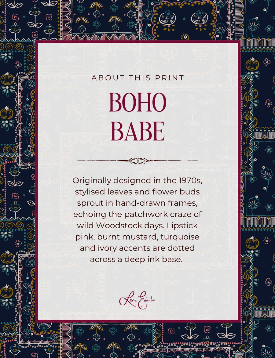 Gaia 'Boho Babe' Contrast Faux Wrap Dress – Leona Edmiston