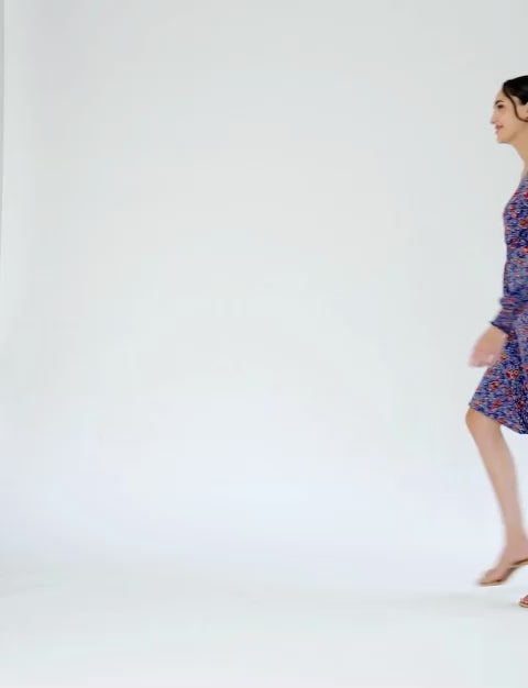 Fern 'Maple Syrup' Fit & Flare Balloon Sleeve Jersey Dress – Leona Edmiston